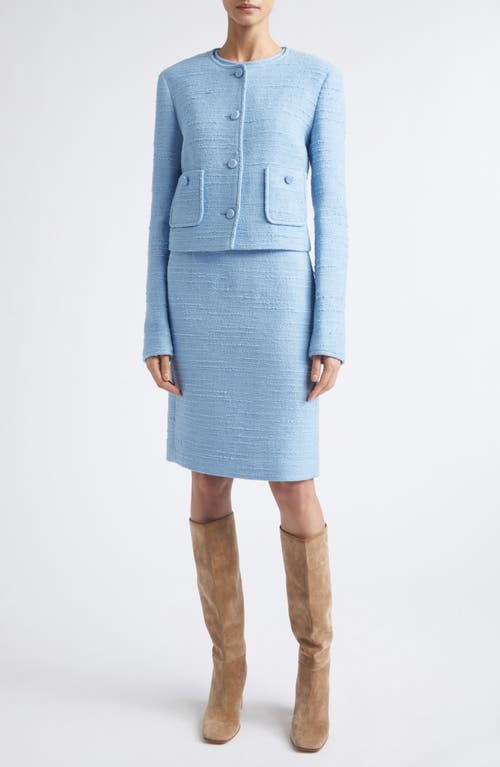 LAFAYETTE 148 NEW YORK Lafayette 148 New York Patch Pocket Tweed Short Jacket